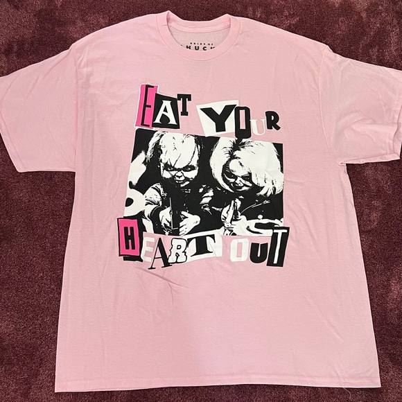 Ripple Junction | Shirts | Ripple Junction The Bride Of Chucky Pink ...
